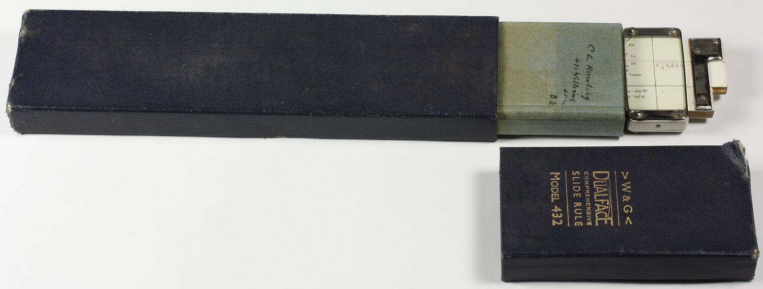 Case - Slide Rule, W.& G. Record Processing Co, 'Dualface ...