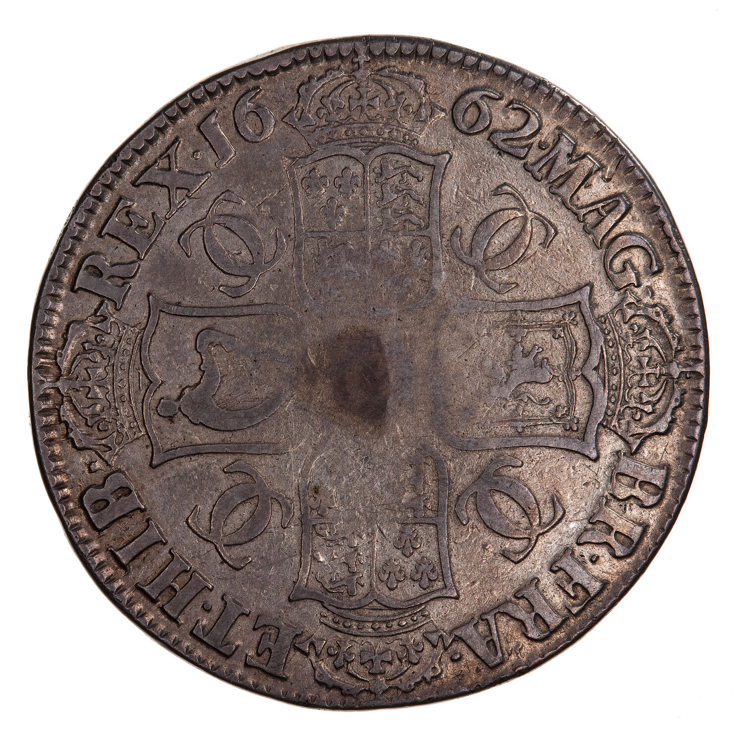 Coin - Crown, Charles II, Great Britain, 1662