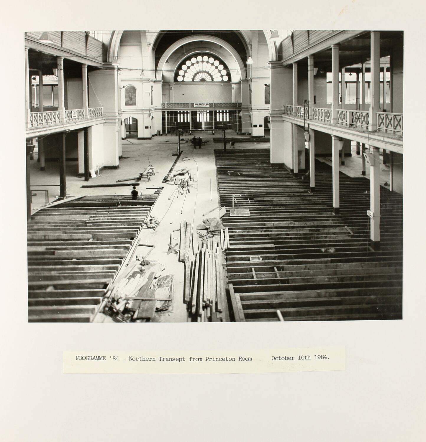 Photograph - Programme '84, Timber Floor Replacement in the Great Hall ...