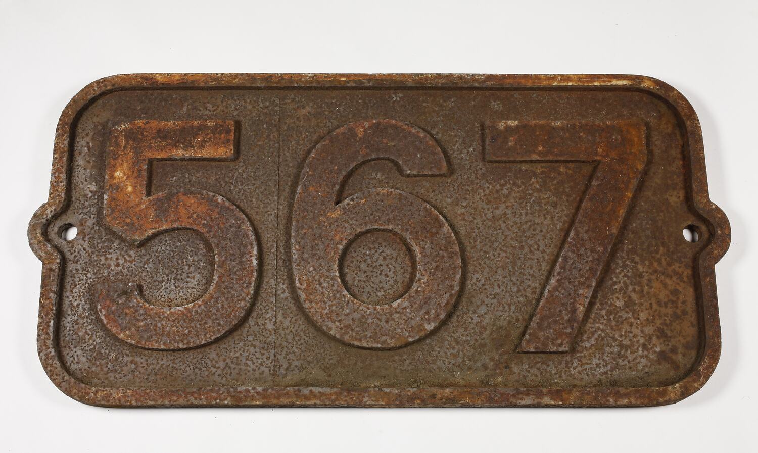 Locomotive Number Plate - Victorian Railways, '567'