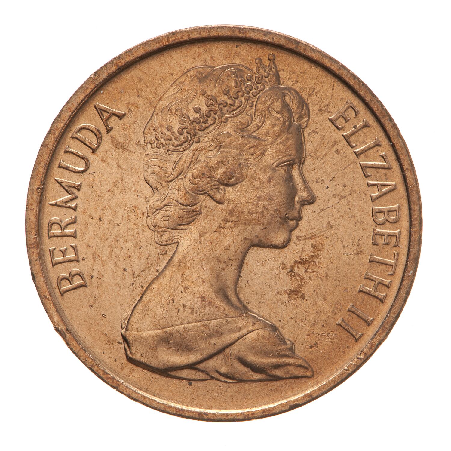 Coin - 1 Cent, Bermuda, 1973