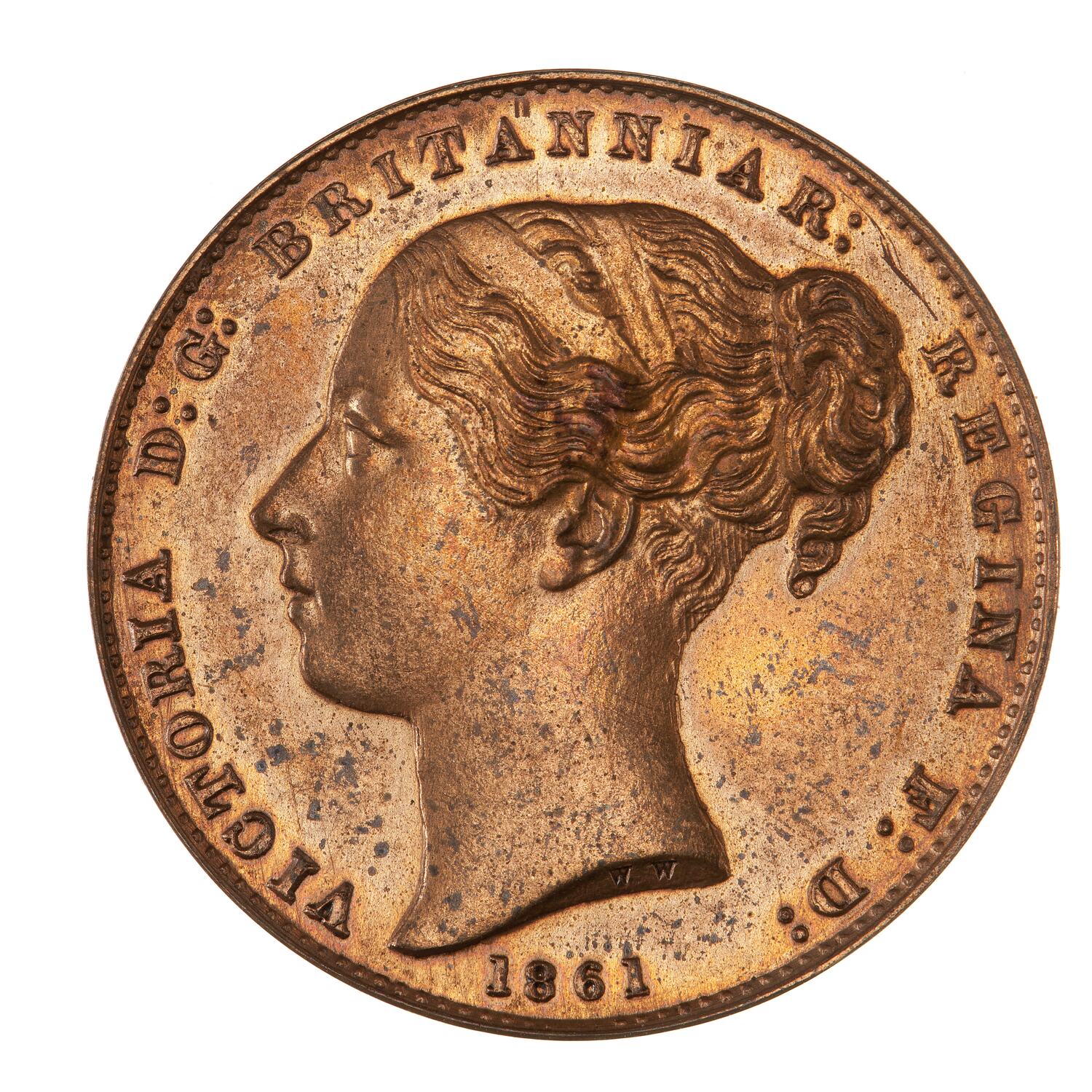 Proof Coin - 1/52 Shilling, Jersey, Channel Islands, 1861