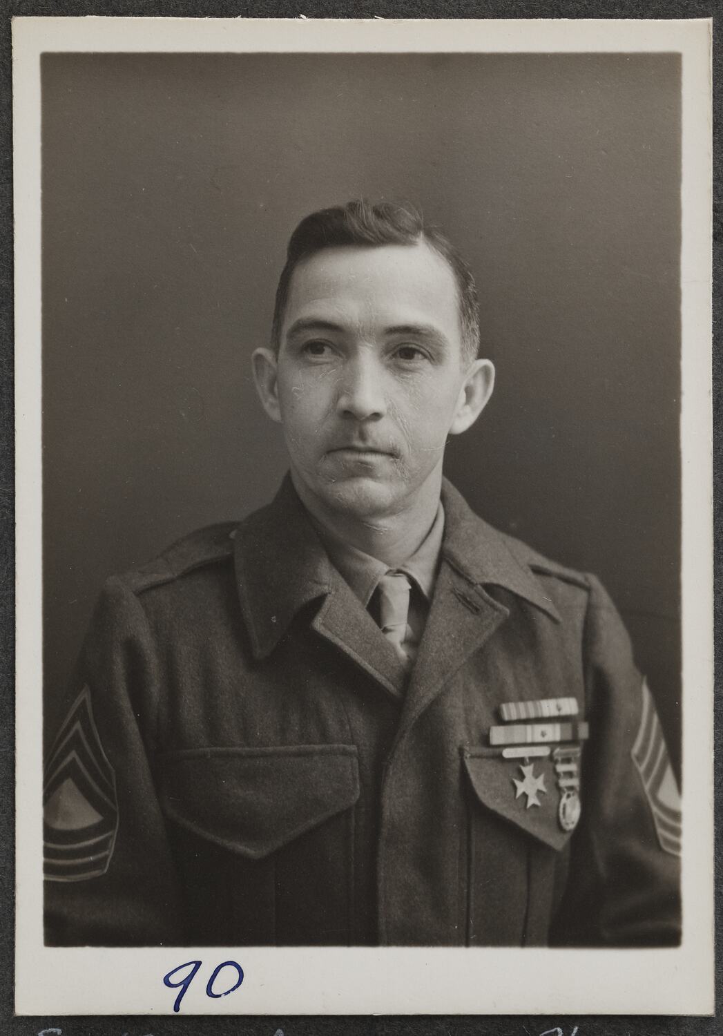 Photograph - Sergeant Major James W. Huey, Abbotsford, Victoria, World ...