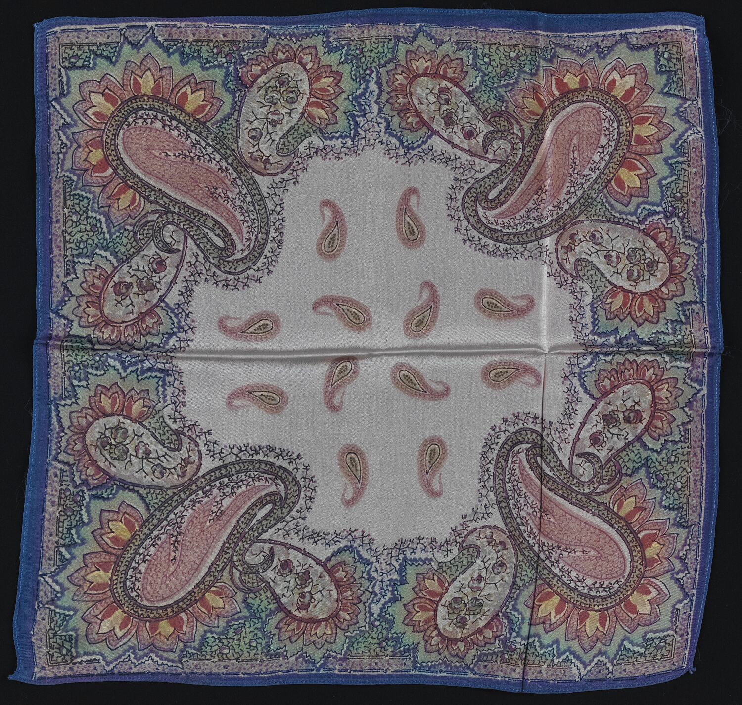 Handkerchief - Paisley, Silk, circa 1930s