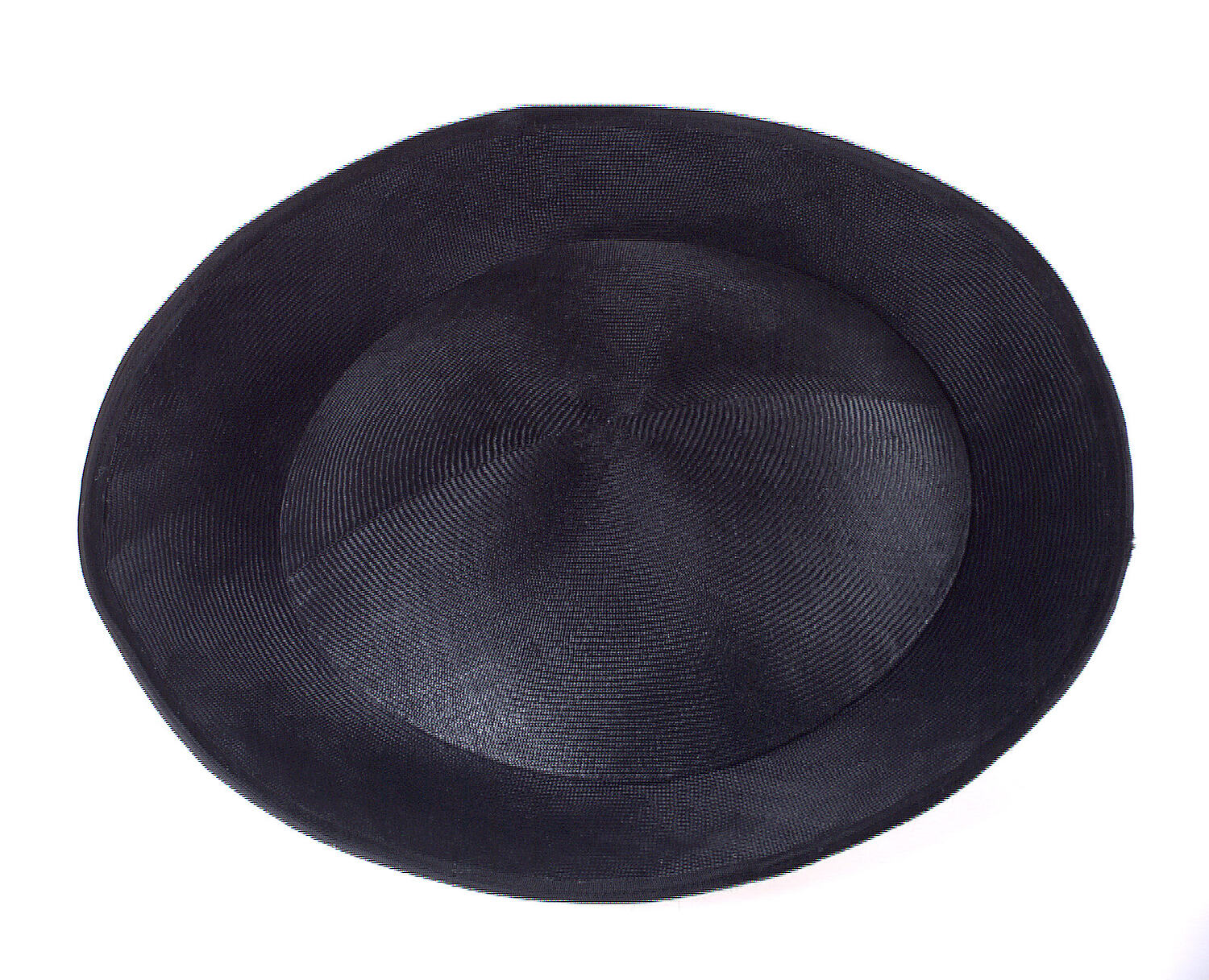 Hat - Peter Jago, Black Straw, 'Dressmaker', Melbourne Cup, 1987