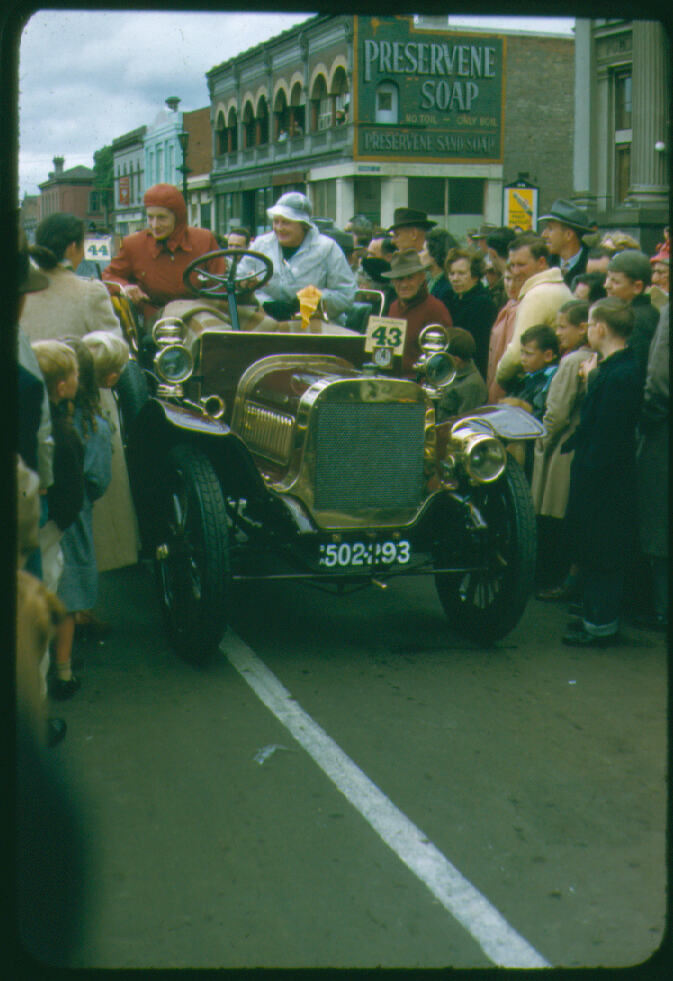 Slide - Vintage Car Rally, Olympic Games, Melbourne, 1956