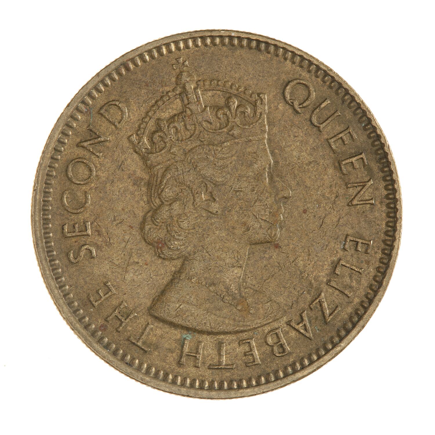 Coin - 10 Cents, Hong Kong, 1965