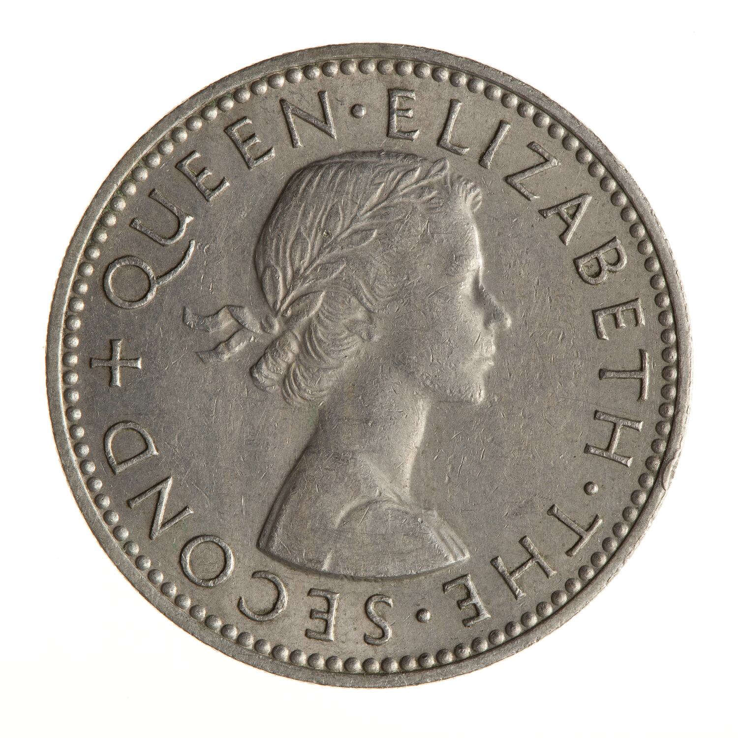 Coin - 1 Shilling, New Zealand, 1957