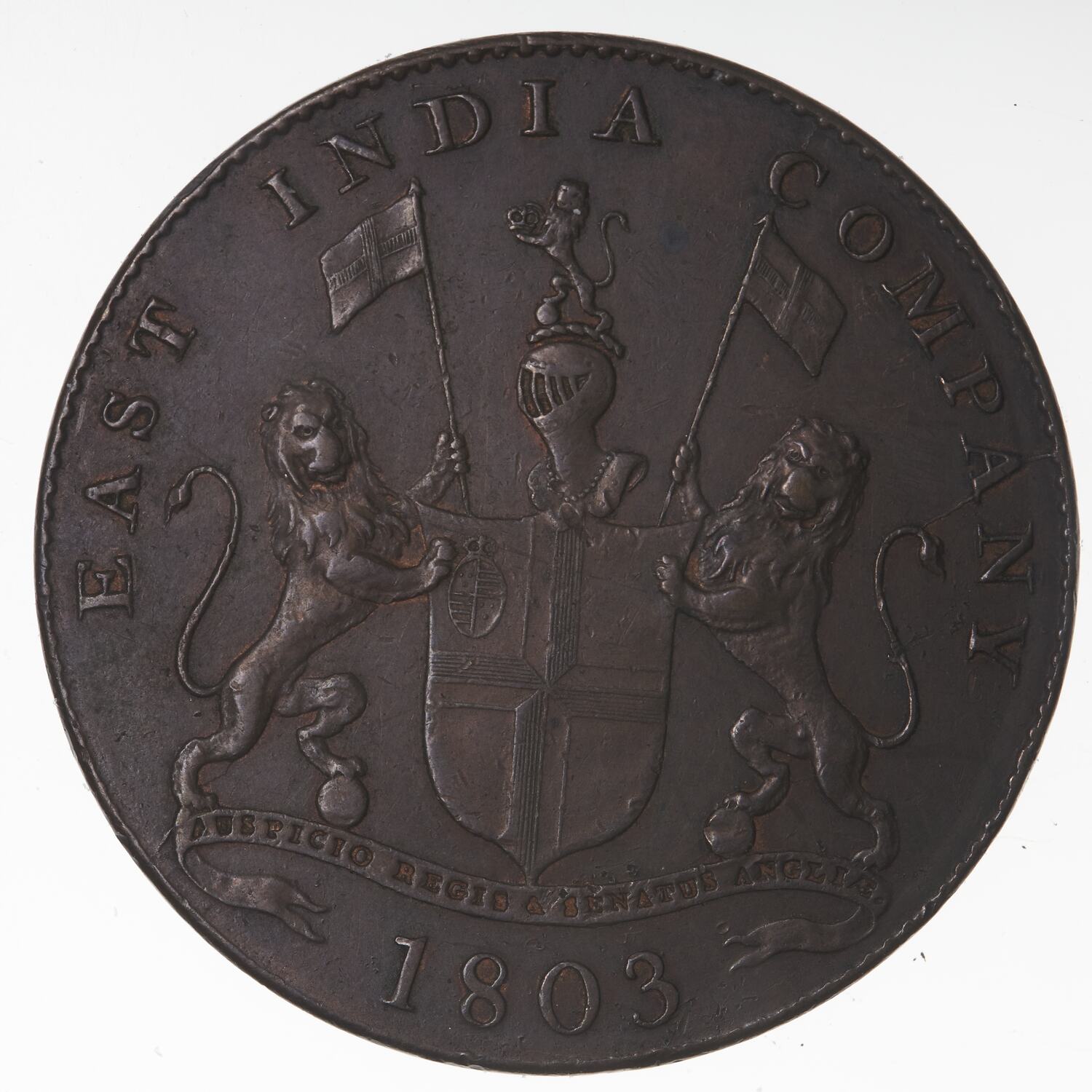 Coin - 20 Cash, Madras Presidency, India, 1803