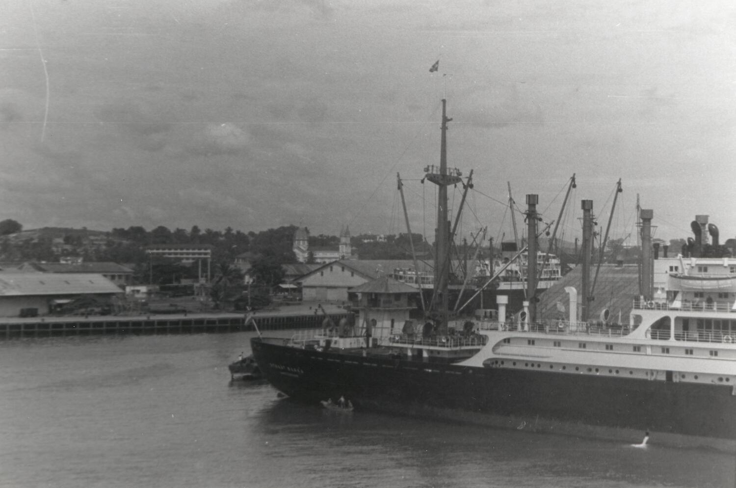 Digital Photograph - Singapore Harbour, Singapore, 2 Dec 1961