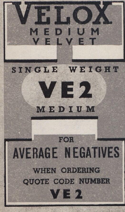 Label - Photographic Paper, Kodak Australasia Pty Ltd, 'Velox Medium ...