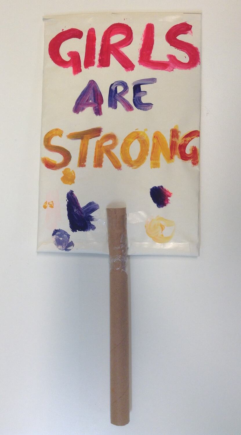Sign - Girls Are Strong, Melbourne, 21 Jan 2017