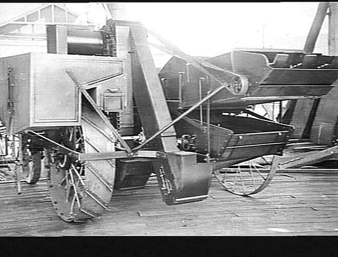 Photograph - H.V. McKay, Rear View of Sunshine Sunlight Header ...