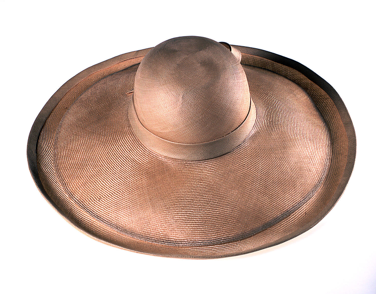 Hat - Peter Jago, Cream Straw, Melbourne Cup, 1990