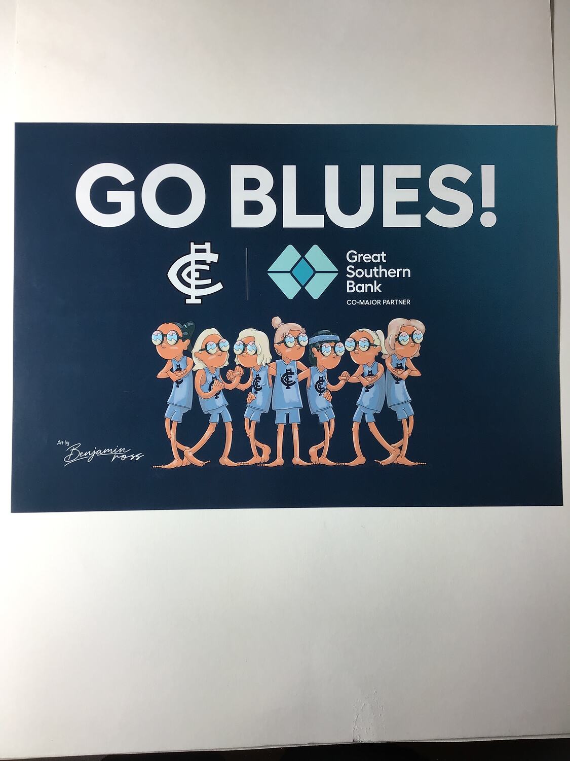 Team Portraits Poster - AFL Women's (AFLW) Competition Carlton Team ...