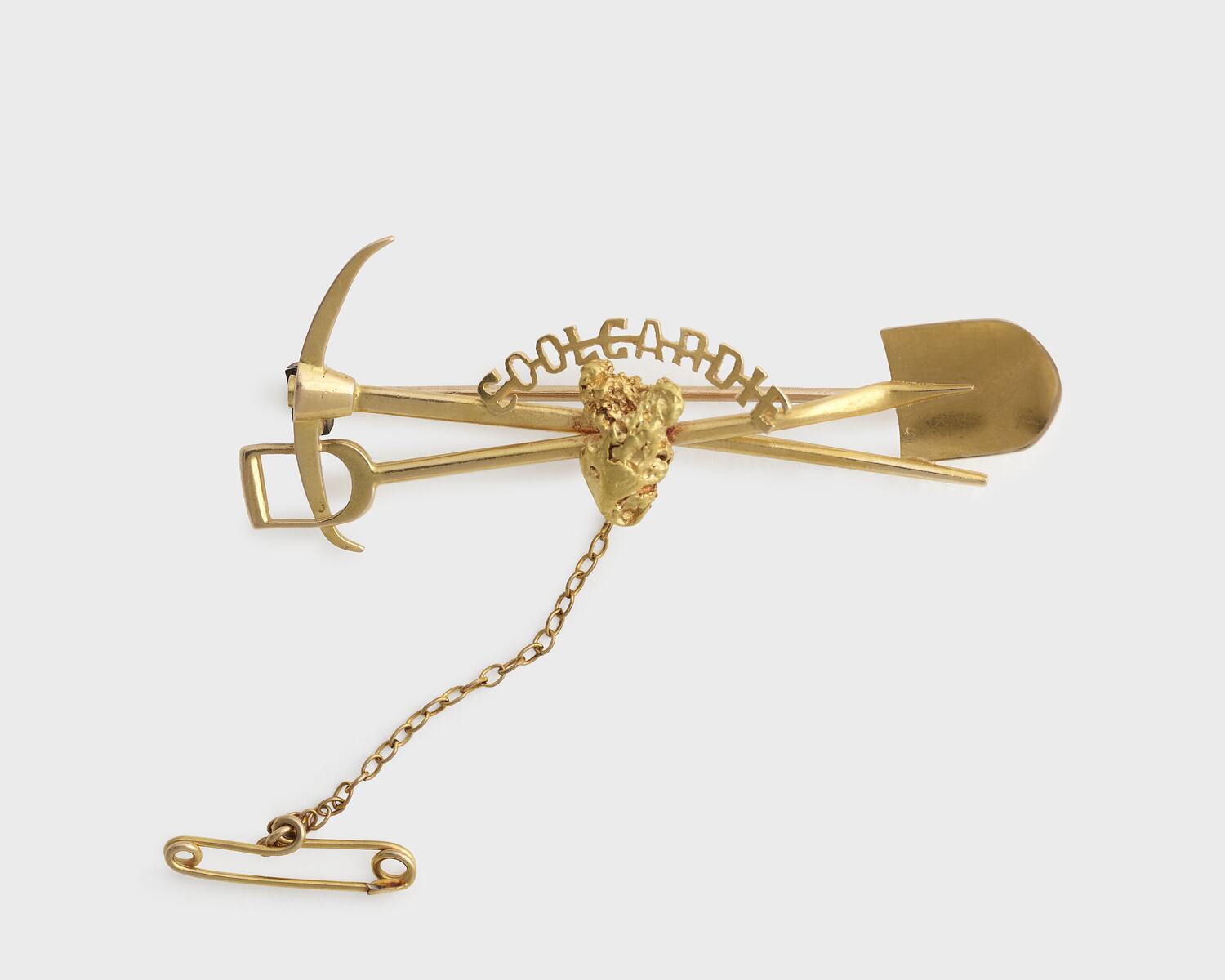 Brooch - Larard Bros, Miner's, 'Coolgardie', Gold, Melbourne, Victoria ...