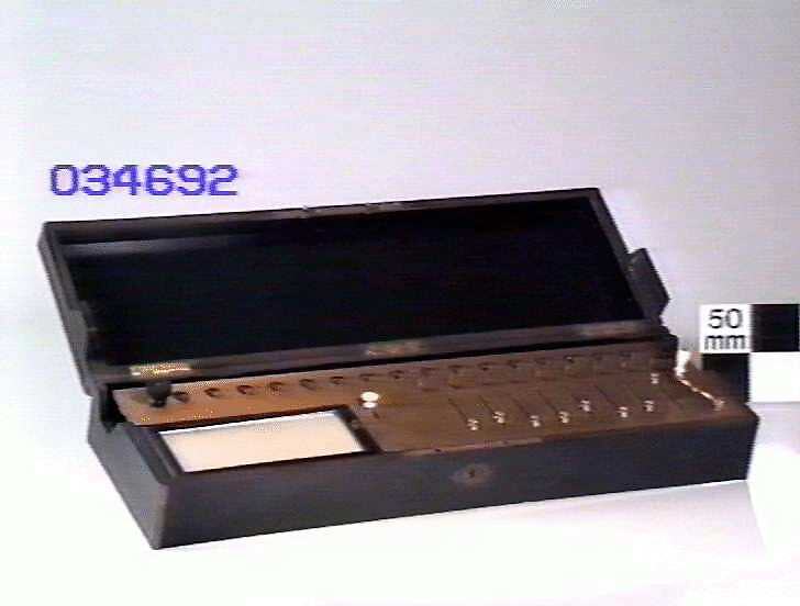 Arithmometer - No.1243, Thomas de Colmar, Paris, France, 1875