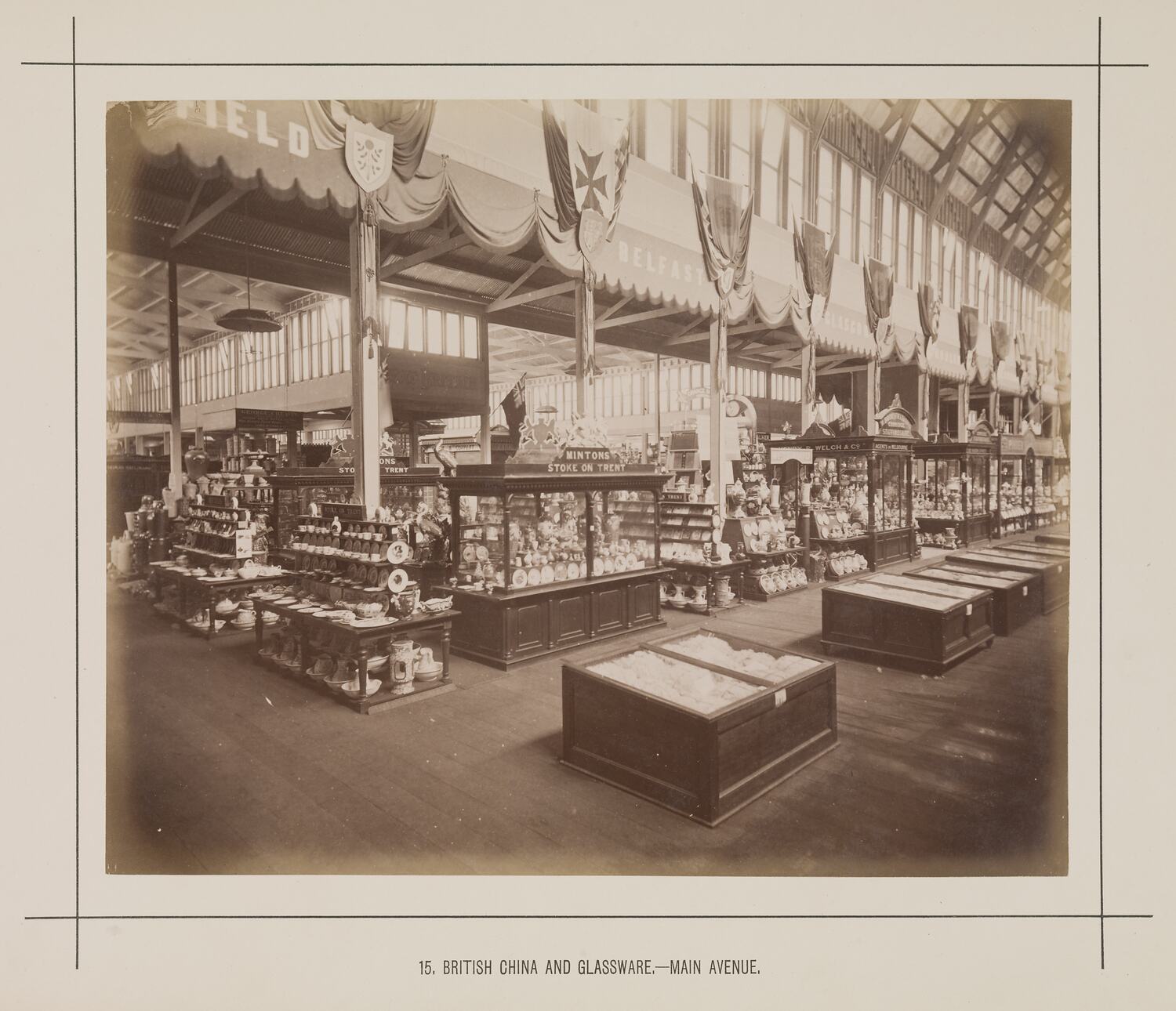 Photograph - British Court, Main Avenue, Exhibition Building, 1880-1881