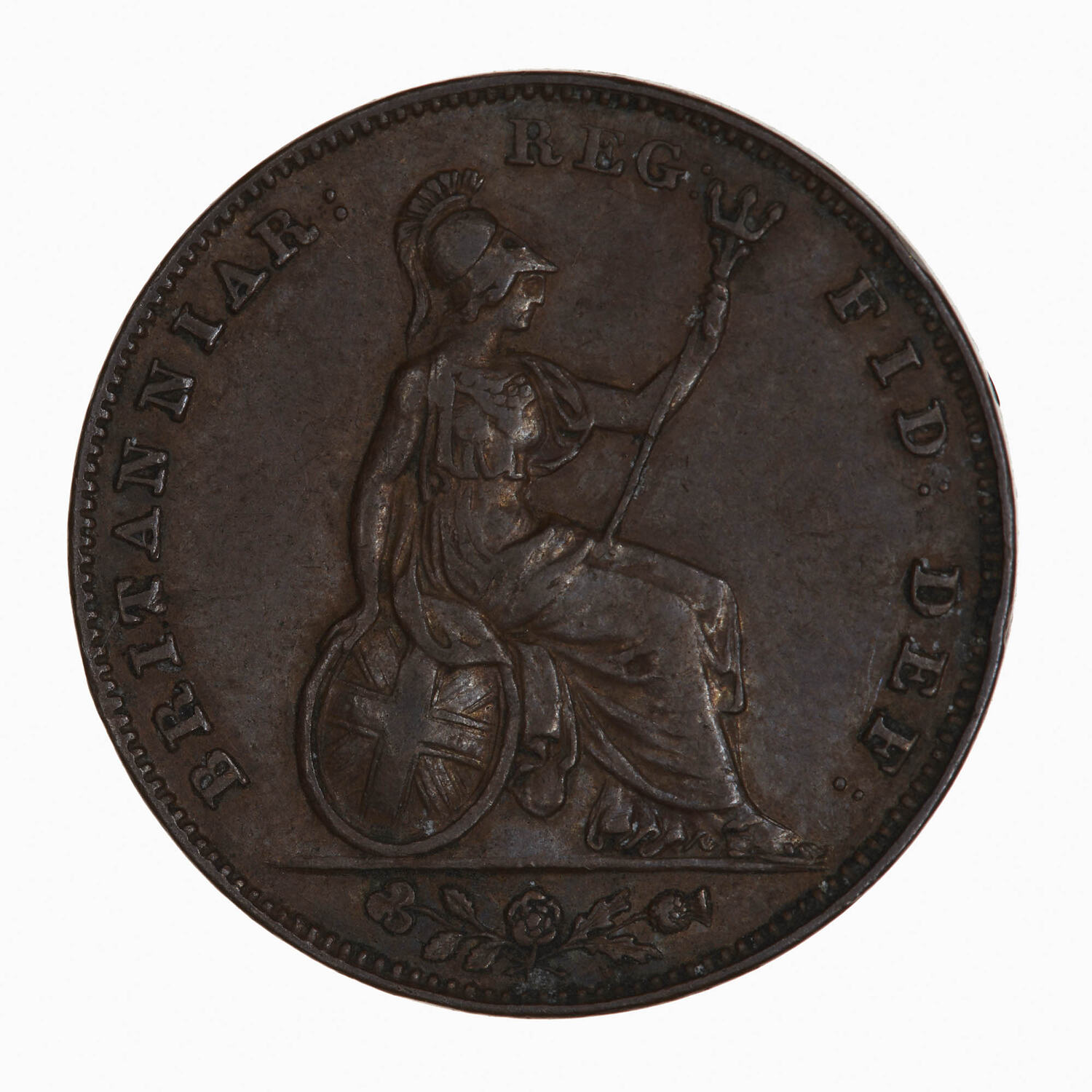 Coin - Farthing, Queen Victoria, Great Britain, 1838
