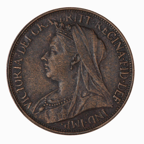 Coin - Farthing, Queen Victoria, Great Britain, 1898