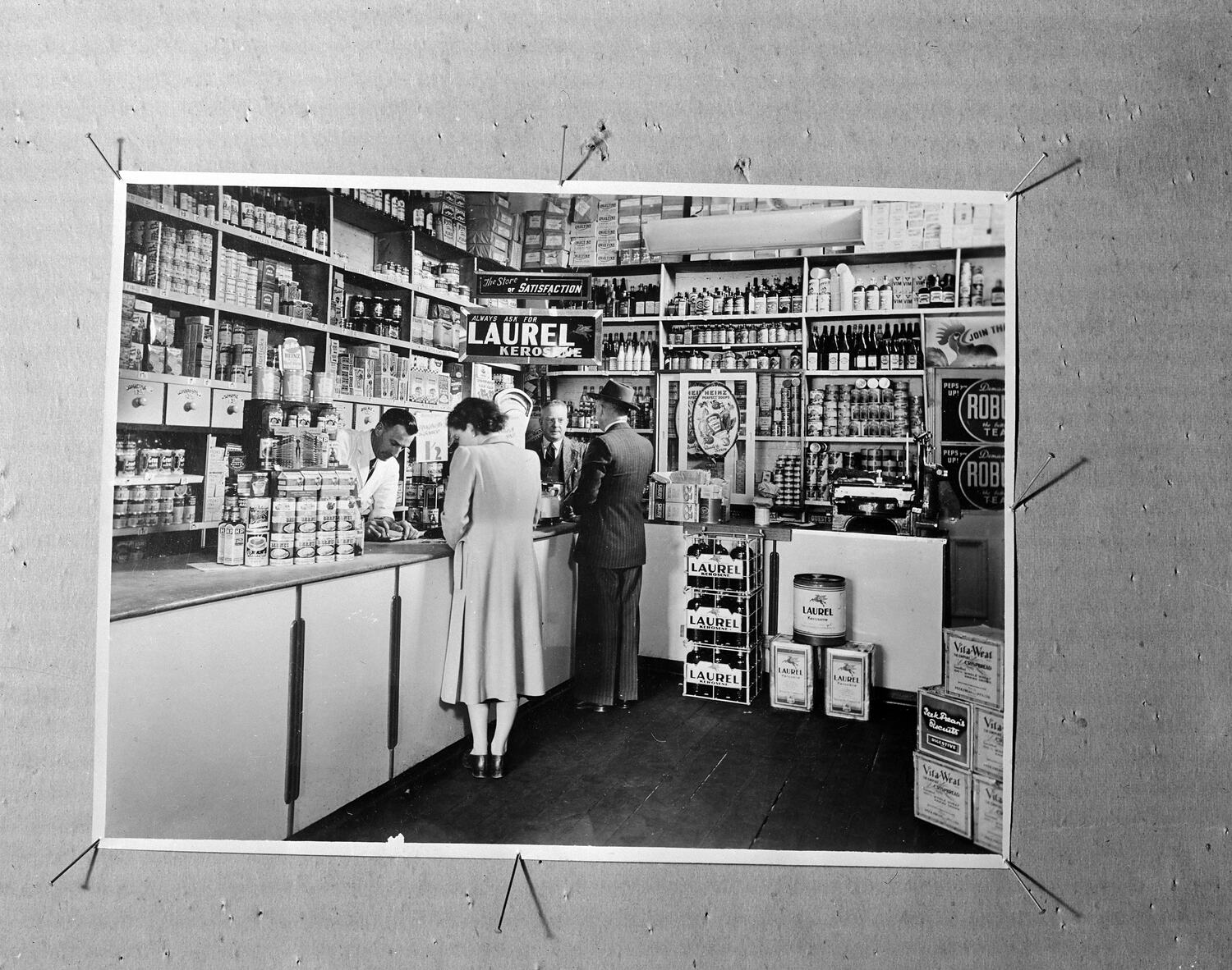 Negative - Interior of a General Store, Melbourne, Victoria, 1953