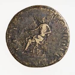 Coin - Sestertius, Emperor Trajan, Ancient Roman Empire, 98-117 AD