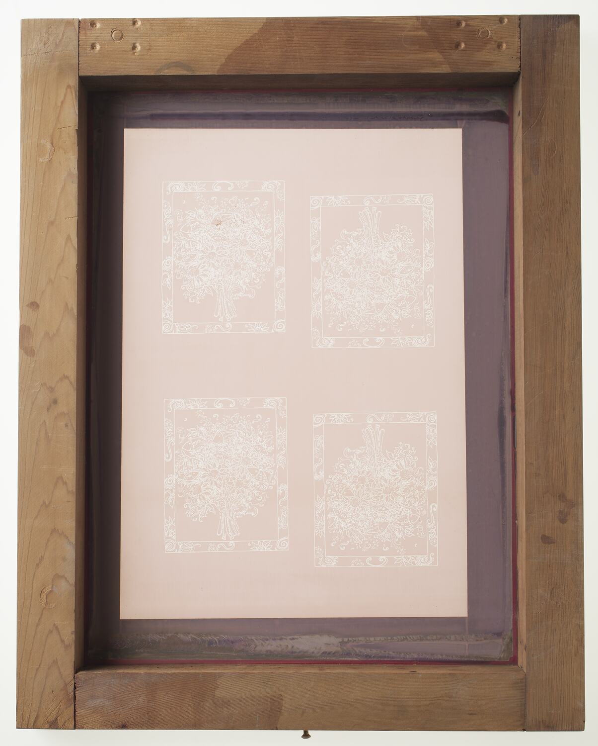Screen Printing Frame - Four Decorative Images, Lothar Ploss, Melbourne ...