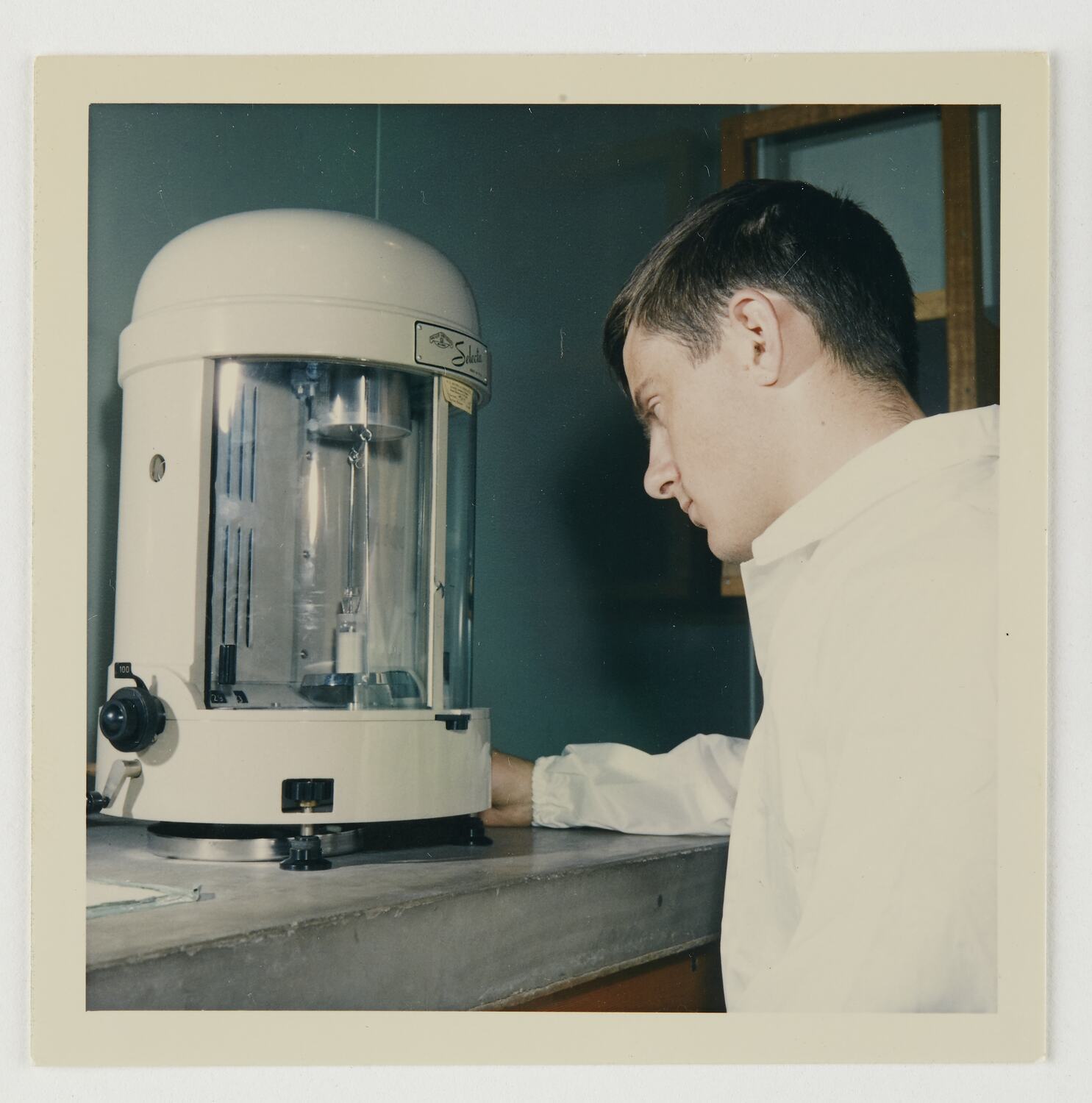 Photograph - Worker With Laboratory Equipment, Kodak Factory, Coburg ...