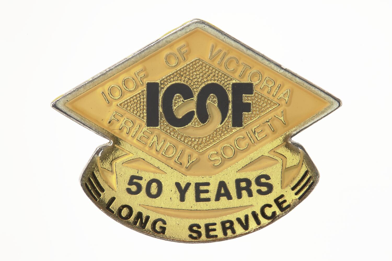 Badge - I.O.O.F. 50 Years Long Service, pre 1996