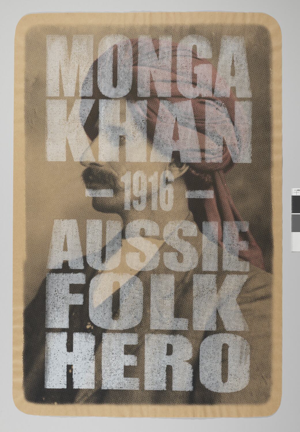 Poster - Monga Khan 'Aussie Folk Hero', Peter Drew, South Australia 2016