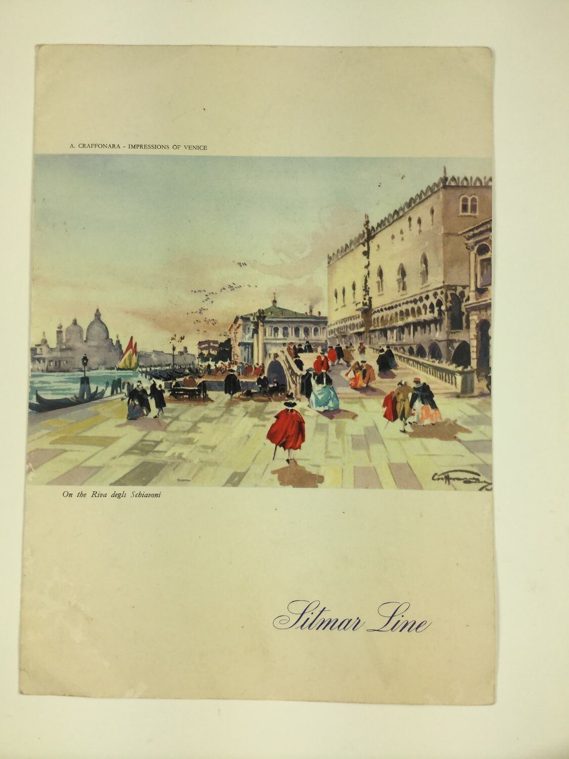 Menu - 'Farewell Dinner', T/V Castel Felice, 8 May 1967