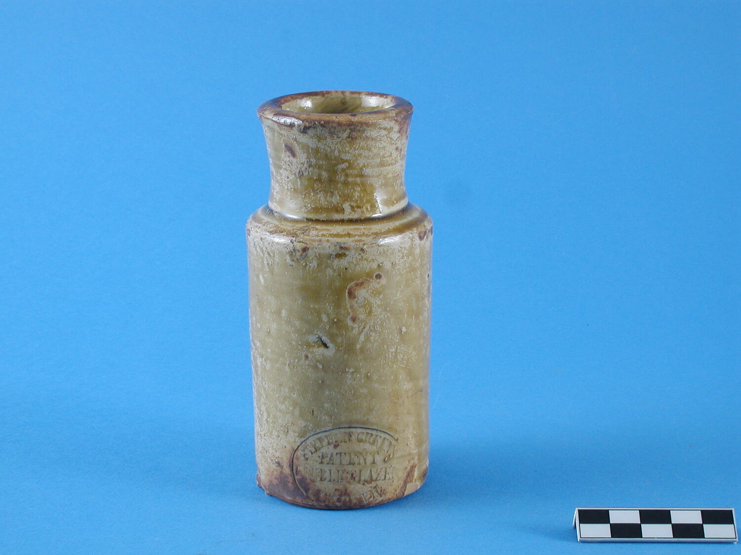 Blacking Bottle - Ceramic, Steven Green, London, 1820-1858