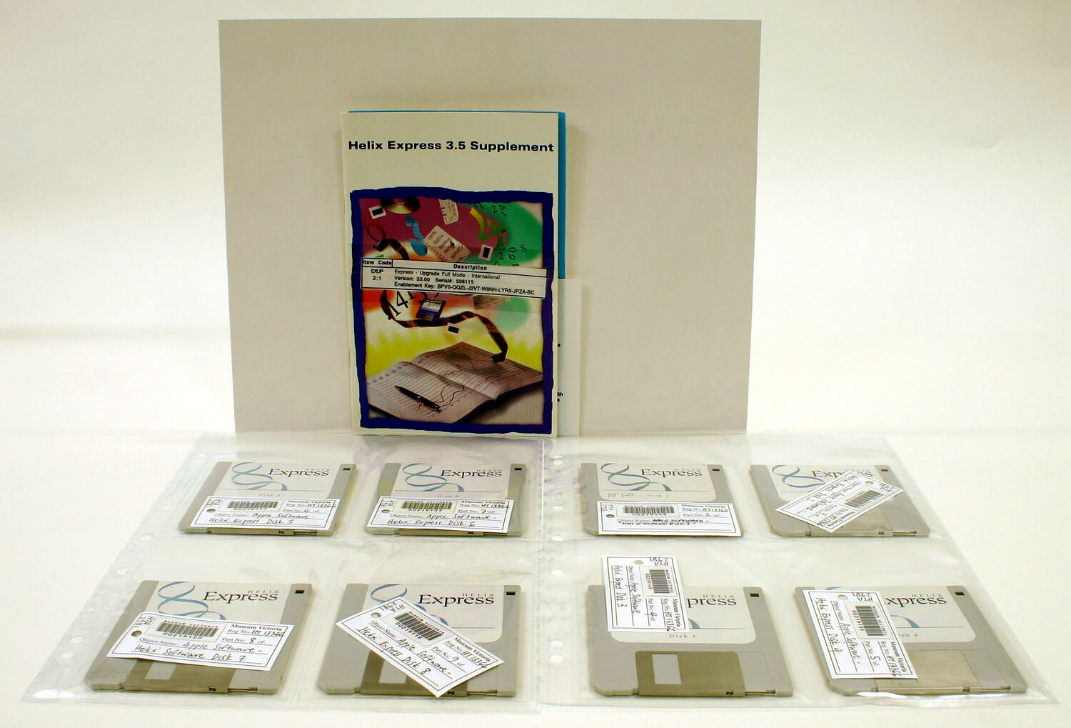 Apple Macintosh Software - Helix Express, Database, 3½" Floppy Disks, 1992