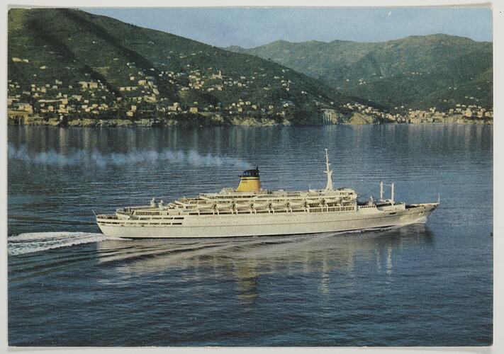 Postcards - Guglielmo Marconi, Lloyd Triestino Line, circa 1960s