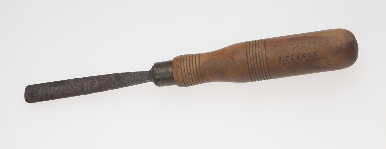 Chisel - Metal & Wood, circa 1890s
