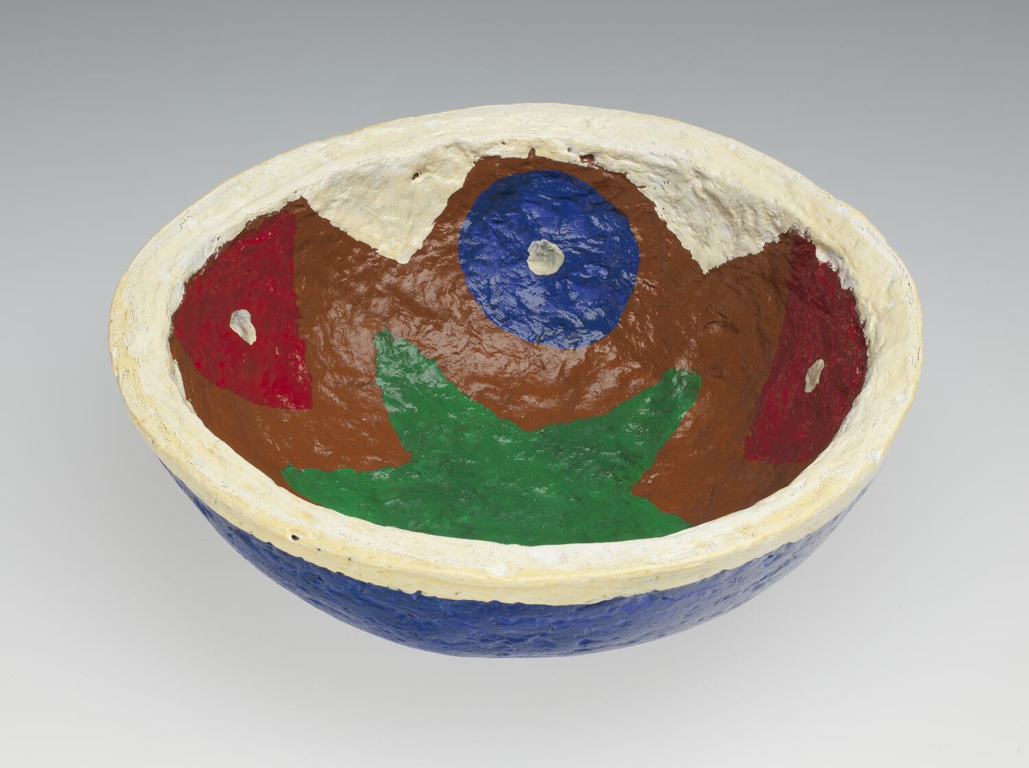 Bowl - African Women's Group, Papier Mache, Melbourne, 1992