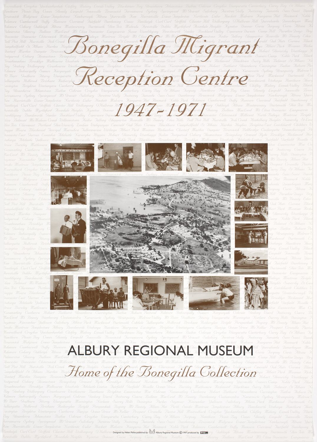 Poster - Bonegilla Migrant Reception Centre: 1947-1971, Albury Regional ...