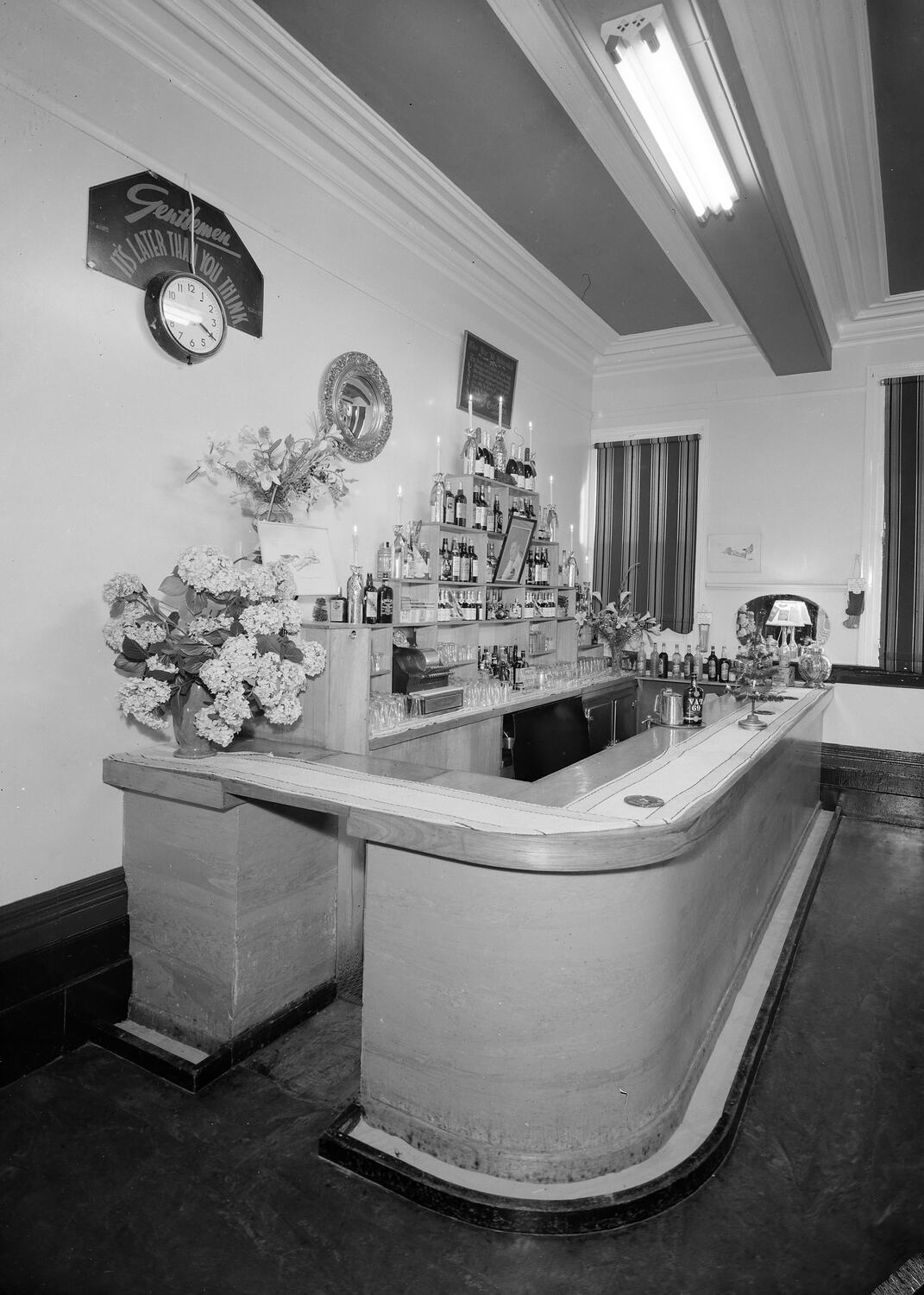 Negative - Interior of a Bar, Victoria, 1954-1955