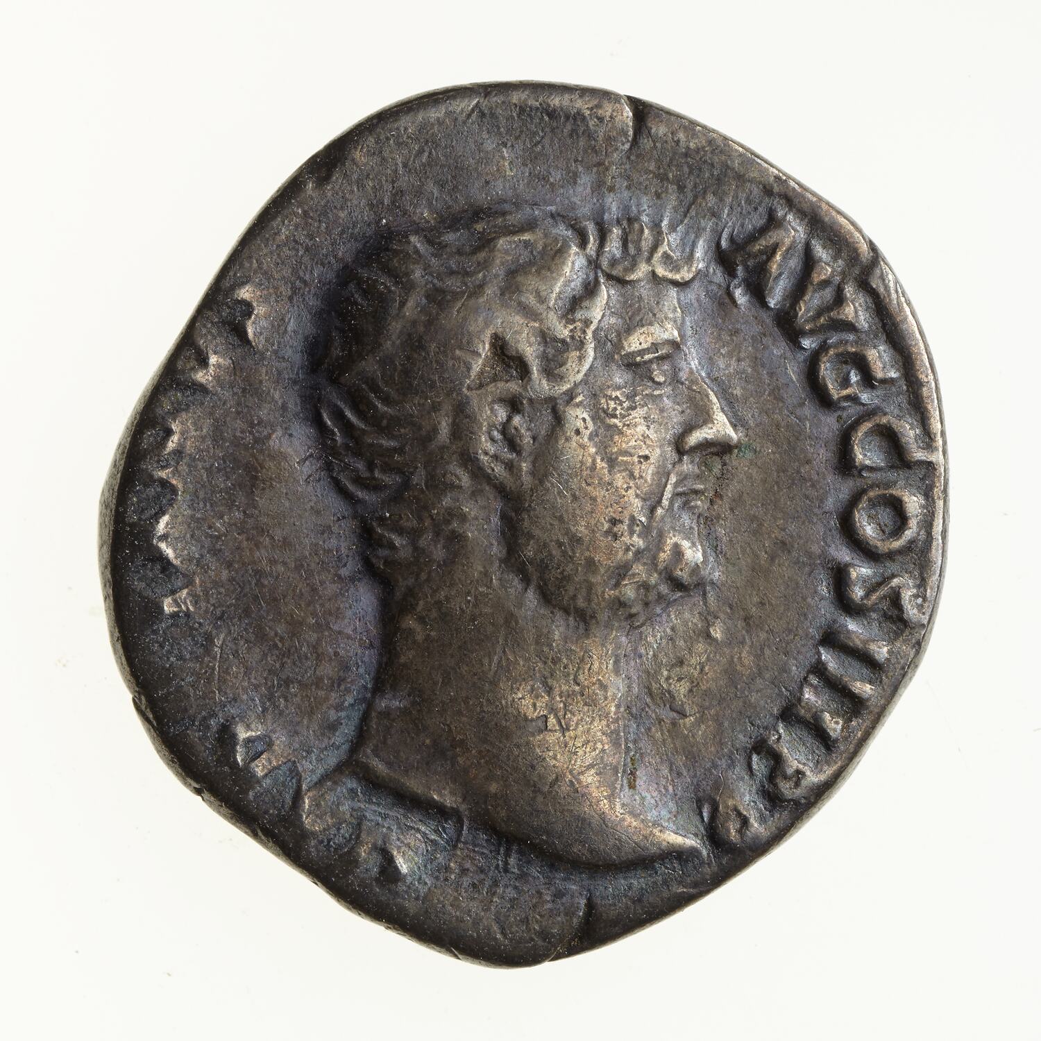 Coin - Denarius, Emperor Hadrian, Ancient Roman Empire, 134-138 AD