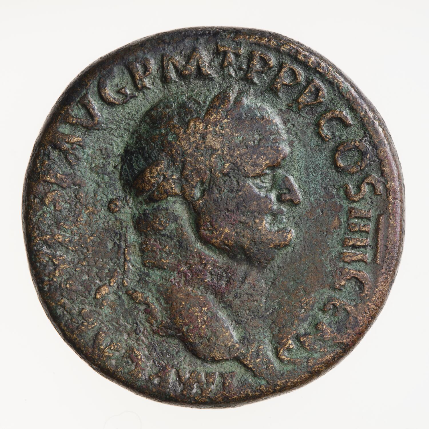 Coin - Sestertius, Emperor Vespasian, Ancient Roman Empire, 73 AD