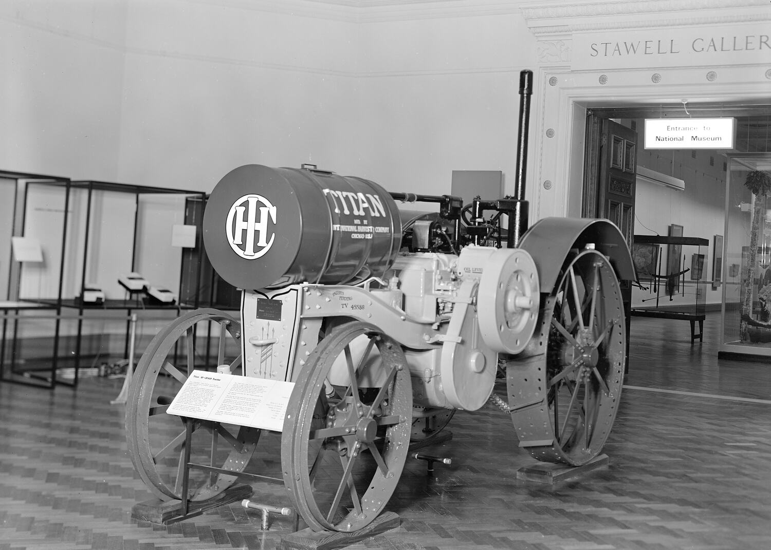 Negative - Titan Tractor on Display in South Rotunda, Science Museum ...