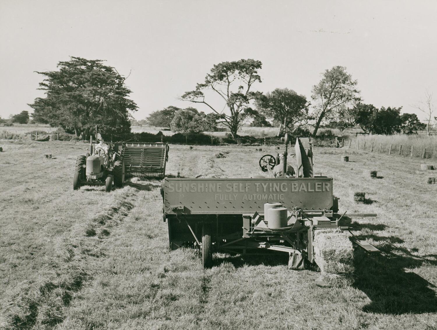 Photograph - Sunshine, Pickup Baler, 1946