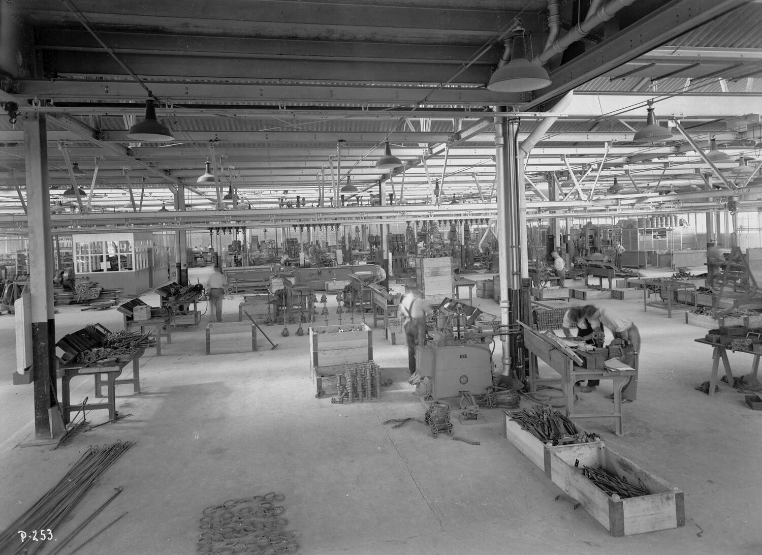 Negative - International Harvester, Geelong Machine Shop Interior, 1940