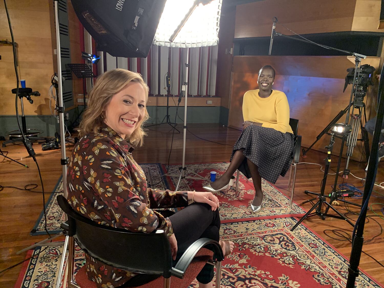 Digital Photograph - Nyadol Nyuon On Set, 'One Plus One', ABC ...