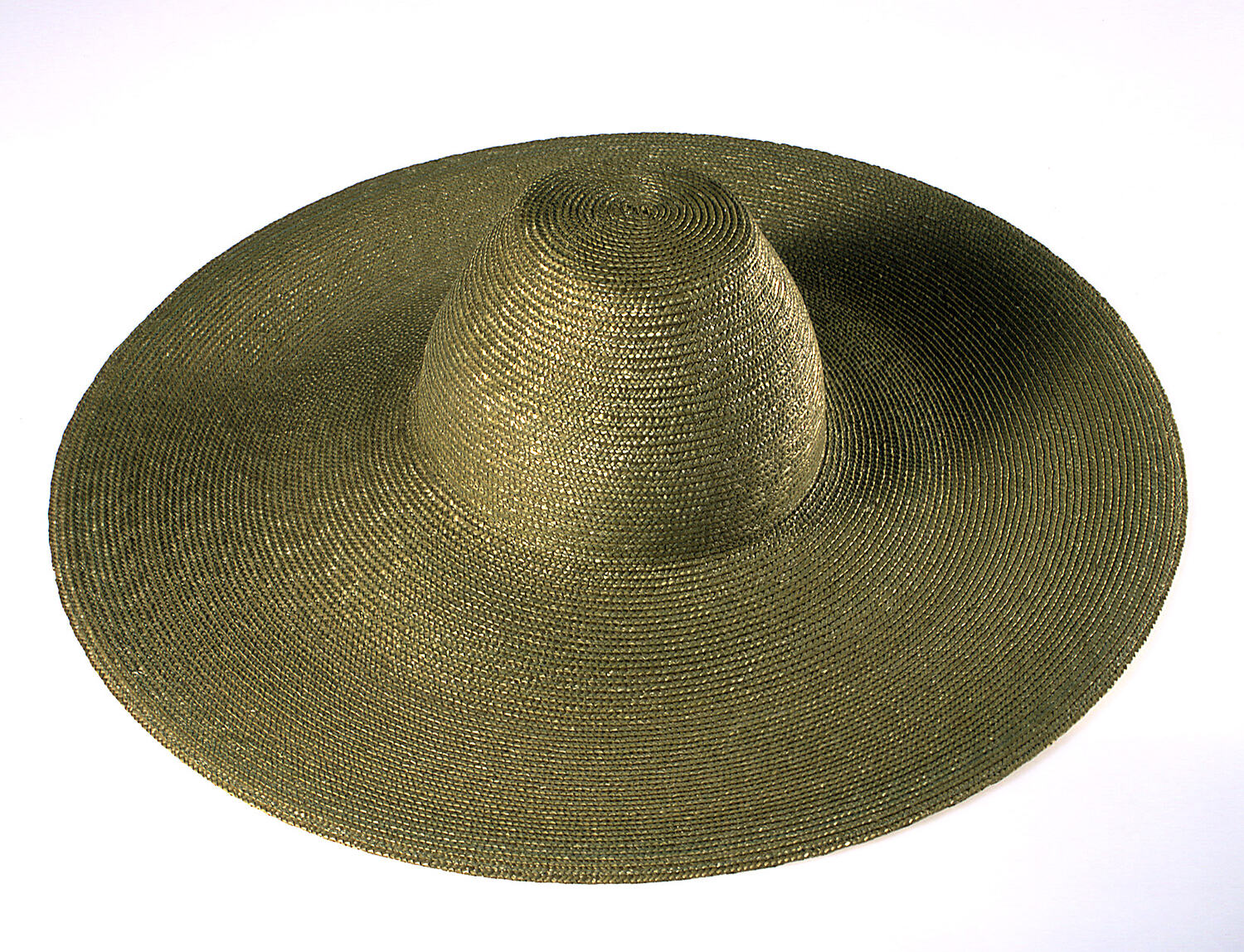 Hat - Peter Jago, Yellow Straw, 'Tall Trees', Melbourne Cup, 1991