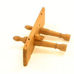 Model - Two Masted Junk, Wood, Straights Settlement, 1880