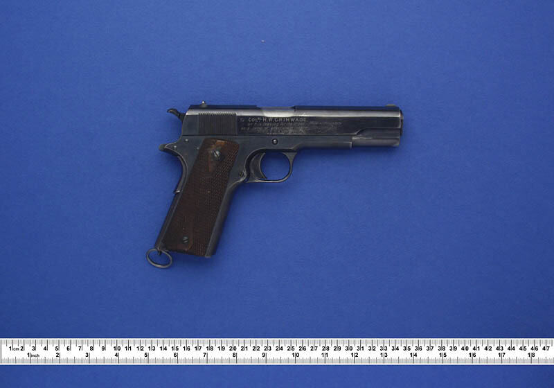 Pistol - Colt Government Model Semi-Automatic, Cal. .455 Webley, 1913
