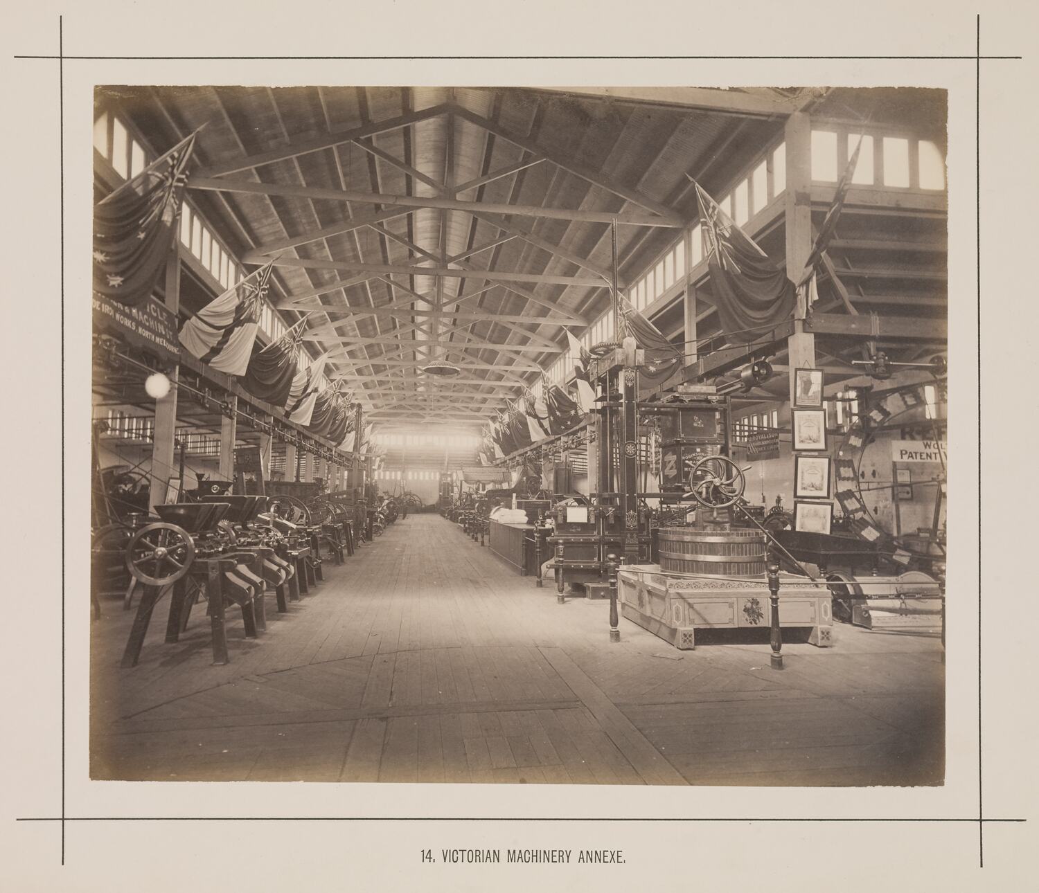 Photograph - Victorian Machinery, Eastern Machinery Annexe, Exhibition ...