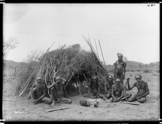 Glass plate. Arrernte. Alice Springs, Central Australia, Northern ...
