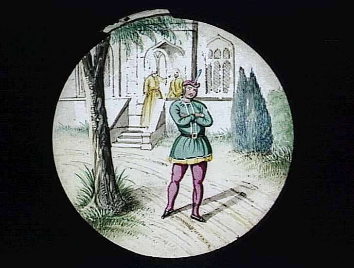 Lantern Slide - Robin Hood, 1850-1900